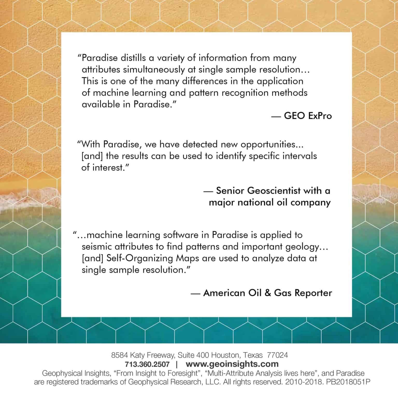 Geophysical Insights - Paradise 3.2