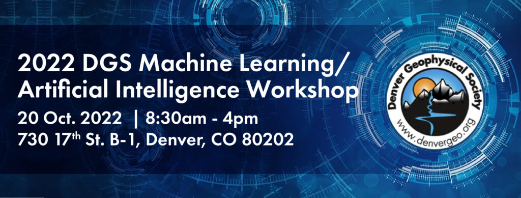 2022 DGS Machine Learning/AI Workshop