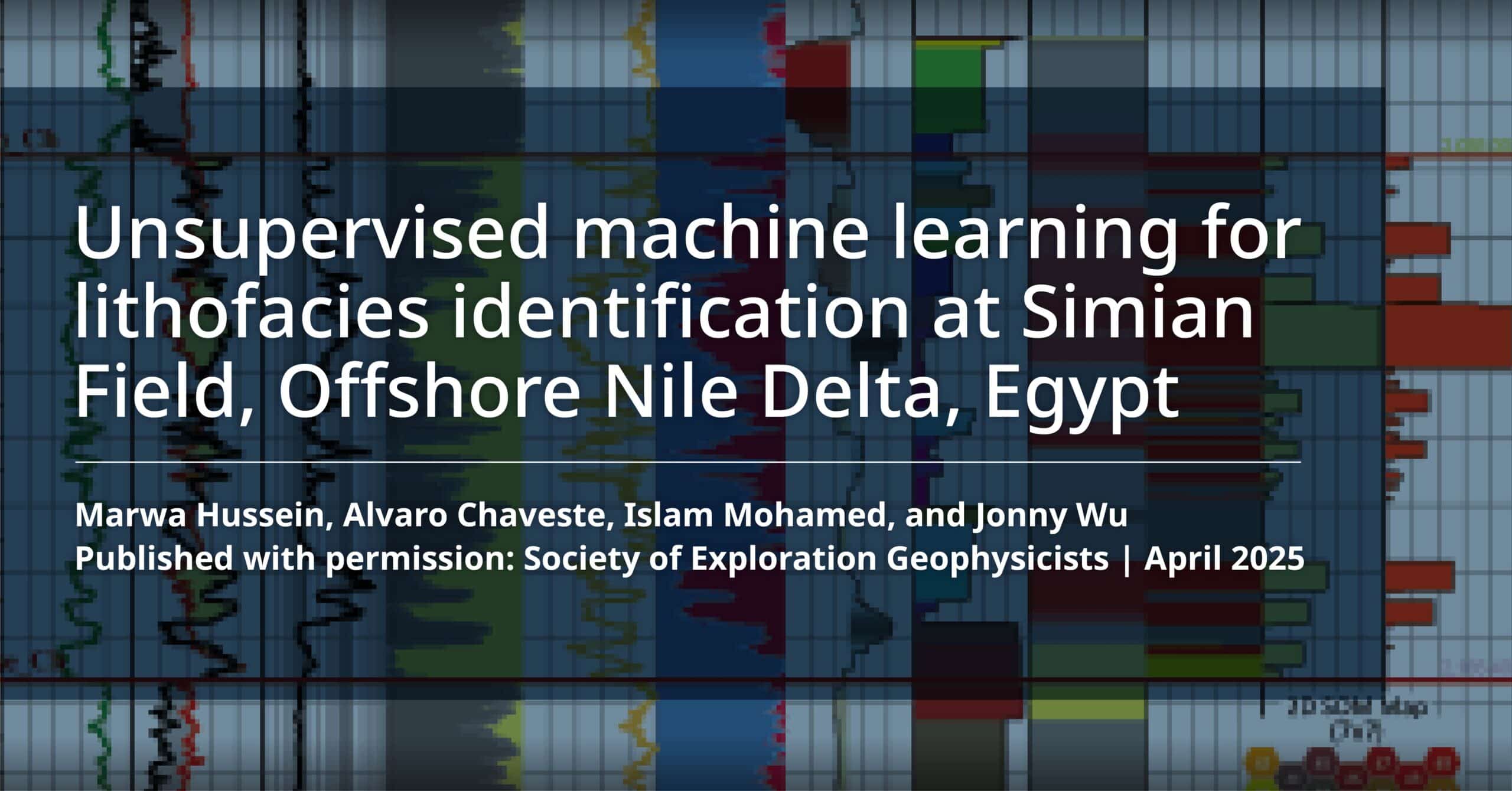 Unsupervised machine learning for lithofacies identification at Simian Field, Offshore Nile ...